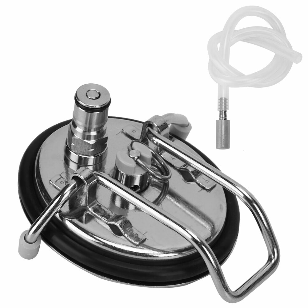 Крышка кеги для газировки, для домашнего приготовления, с карбонизационным камнем 0.5 мкм, совместима с набором для Pepsi