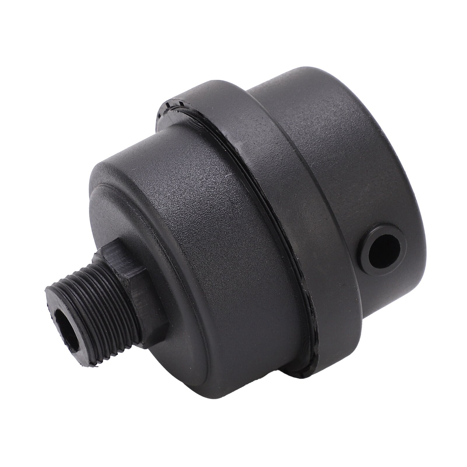 Фильтр глушитель для компрессора G1/2 впускной безмасляный глушитель насоса запчасти уязвимые, диаметр верха 55мм, общая высота 72мм, ширина резьбы 20мм, размер фильтрующего элемента 58x50x24мм, для бесшумного безмасляного компрессора, 1шт