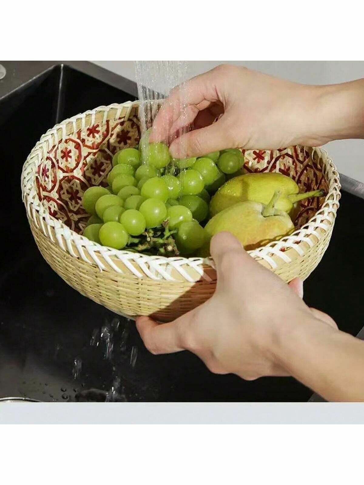 Контейнер для хранения вещей красный Корзина