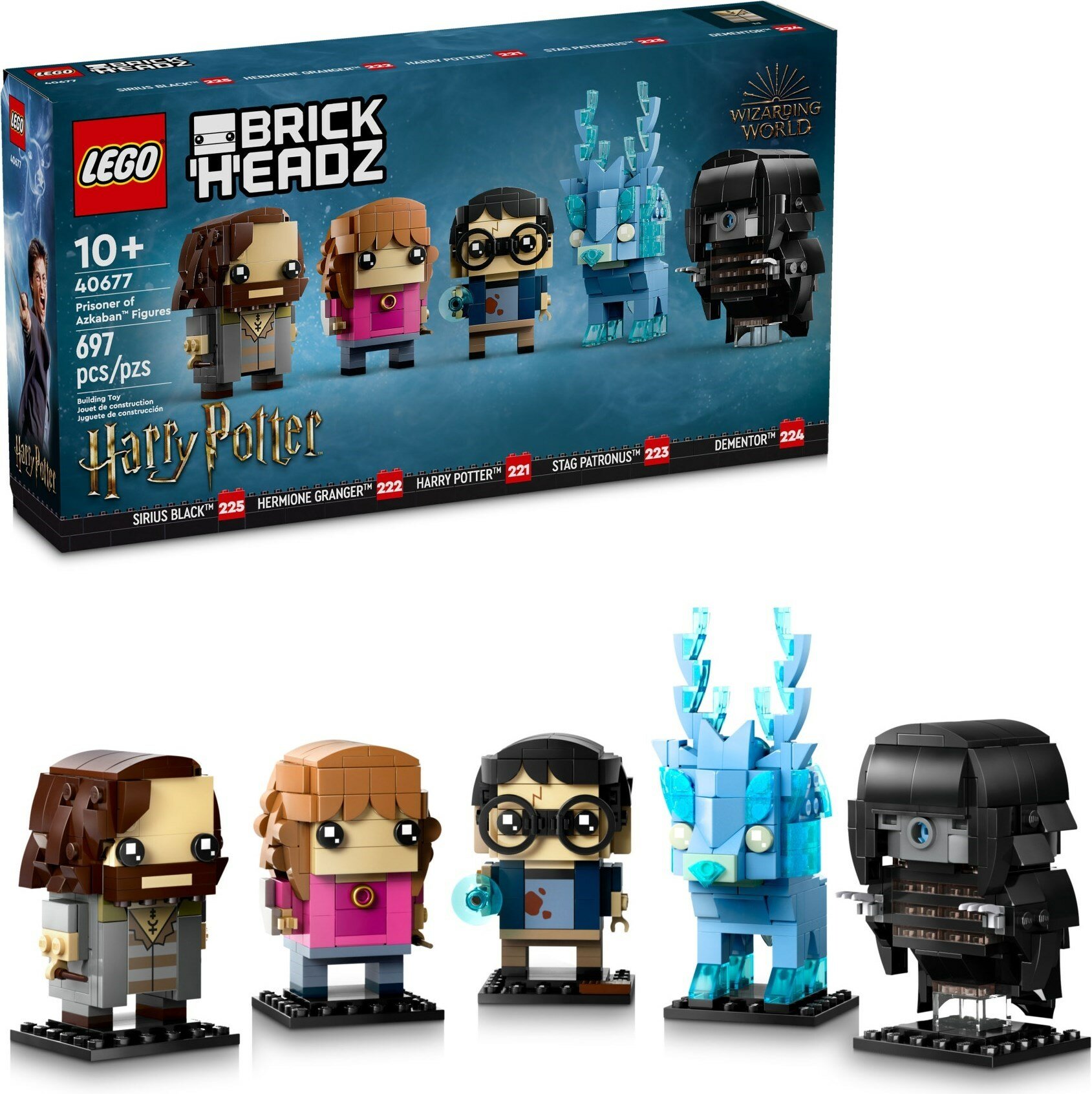 Конструктор LEGO BrickHeadz Harry Potter 40677, фигурки узника Азкабана, 697 деталей