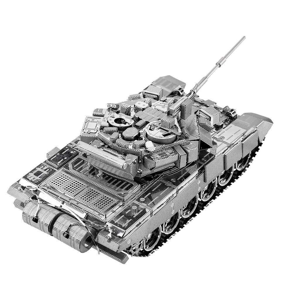 Piececool Металлический Танк 3D Головоломка 14+, T-90A TANK, Унисекс