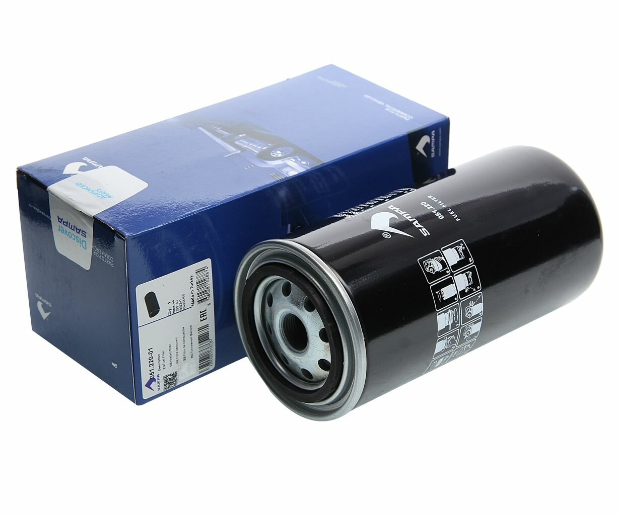 Фильтр топливный для Даф, Ивеко, КамАЗ двКамминс арт 05122001 SAMPA