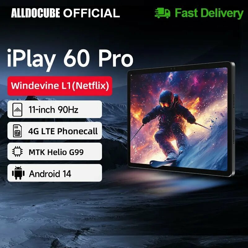 Alldocube Планшет, 11" 128 ГБ/128 ГБ, серебристый