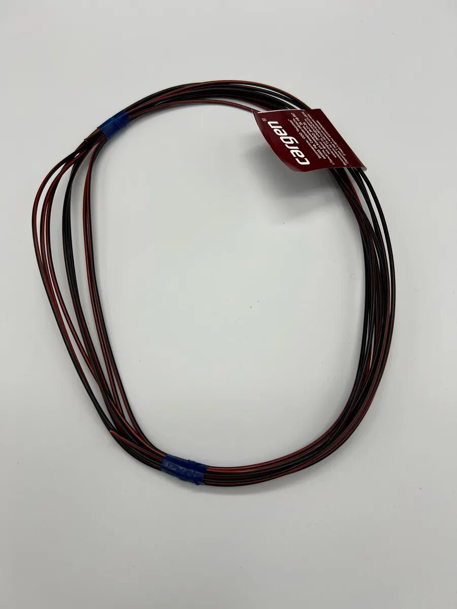 Провод пвам 1,0 кв. мм цвет черно-красный, длина 5м. Новое