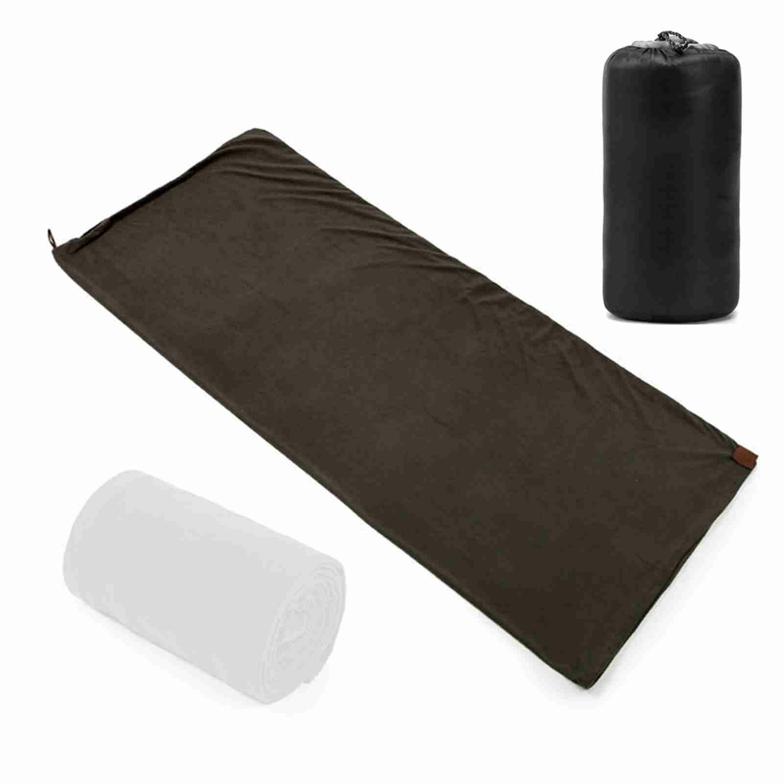 Спальные мешки для отдыха на открытом воздухе Портативный аварийный спальный мешок Легкий флисовый спальный мешок для кемпинга Путешествия Пешие прогулки