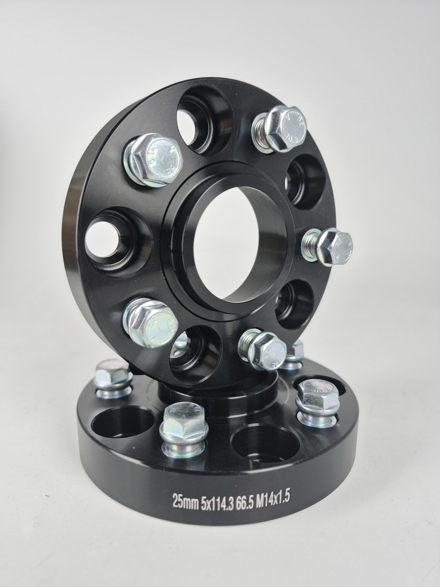 Проставки ступичные с футорками 5х114,3 ЦО 66,5 25мм пара HAVAL + 10 болтов