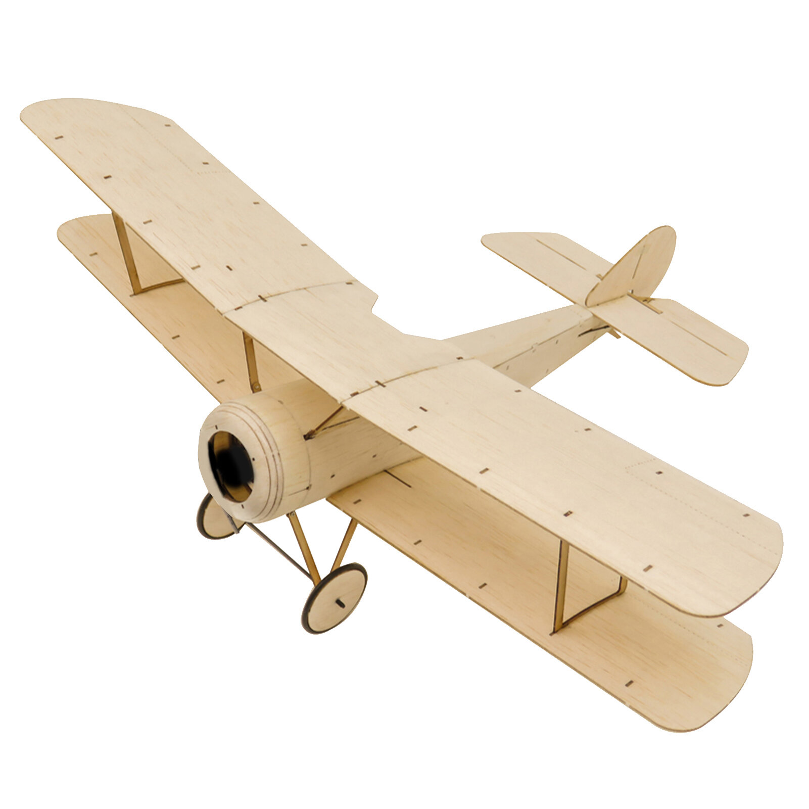 Радиоуправляемый самолет Sopwith Pup DWH K06 из бальзовой древесины, размах крыла 378 мм, игрушка для полетов на открытом воздухе, для детей и мальчиков, модель для самостоятельной сборки, набор для сборки.