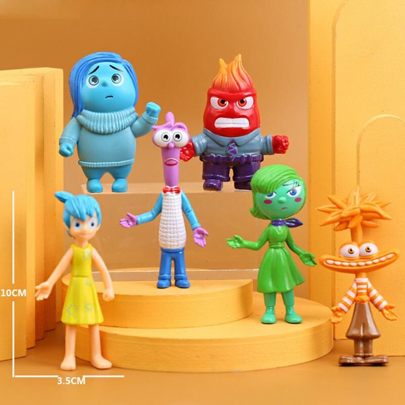 Набор фигурка Головоломка фигурок Inside Out игрушки для детей 6шт (6см, пакет) MMJYSLIM