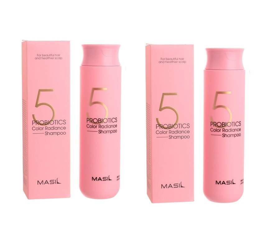 Шампунь Masil 5PROBIOTICS COLOR RADIANCE SHAMPOO, для окрашенных волос с пробиотиками, 300мл, 2 шт