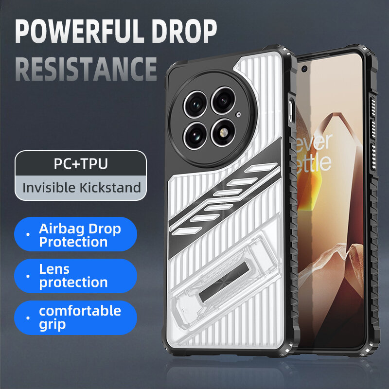 Чехол для OnePlus 13 / Ван Плюс 13 / Оне Плас 13, глянцевая поверхность, пластик, защита камеры, ударопрочный, OnePlus, OnePlus 13, чехол-кардиомонитор, black, zhansheng OnePlus 13