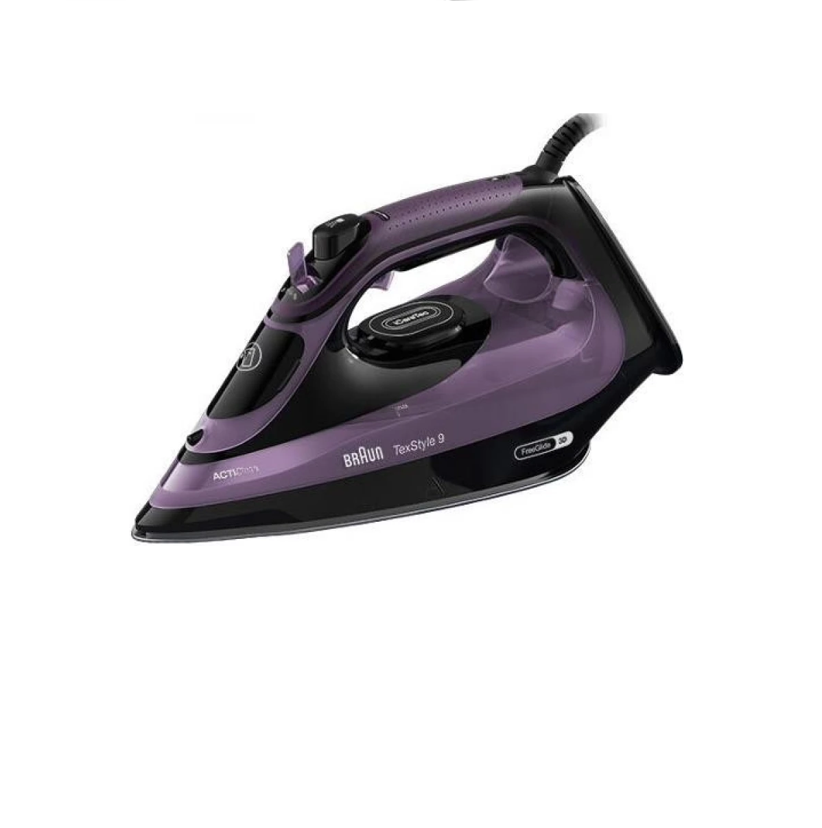 Утюг BRAUN TexStyle 9 SI9661VI, 3100 Вт, подошва 3D Eloxal Plus, паровой носик, режим Turbo, подача пара до 250 г/мин