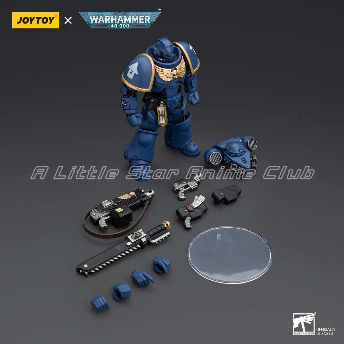 Оригинальная фигурка JOYTOY 1/18 Warhammer 40000, ультрамарины, аксессуары, анимационные фигурки, модель, коллекция игрушек