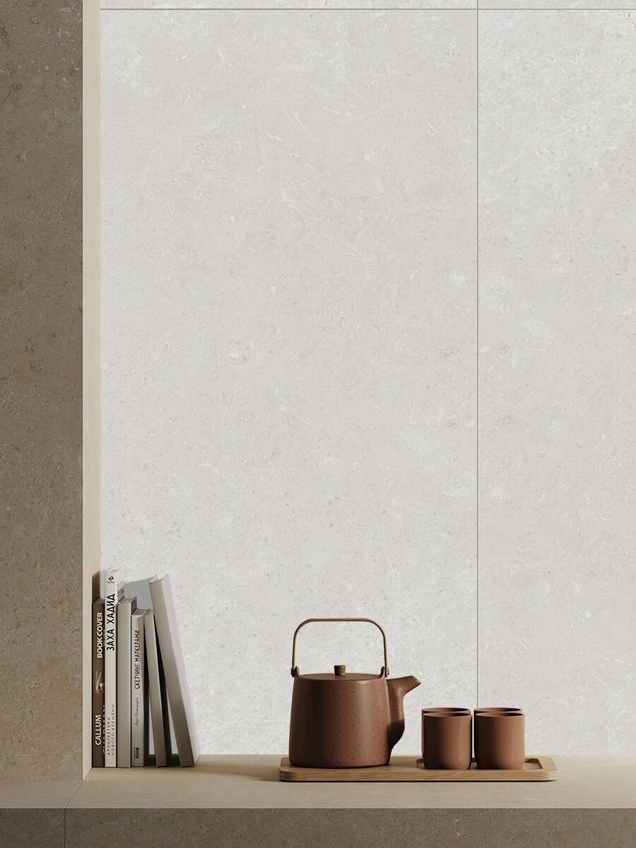 Керамогранит Navarti Batela Bianco Matt 60x120 156-031-1 бетон, под камень матовая морозостойкая