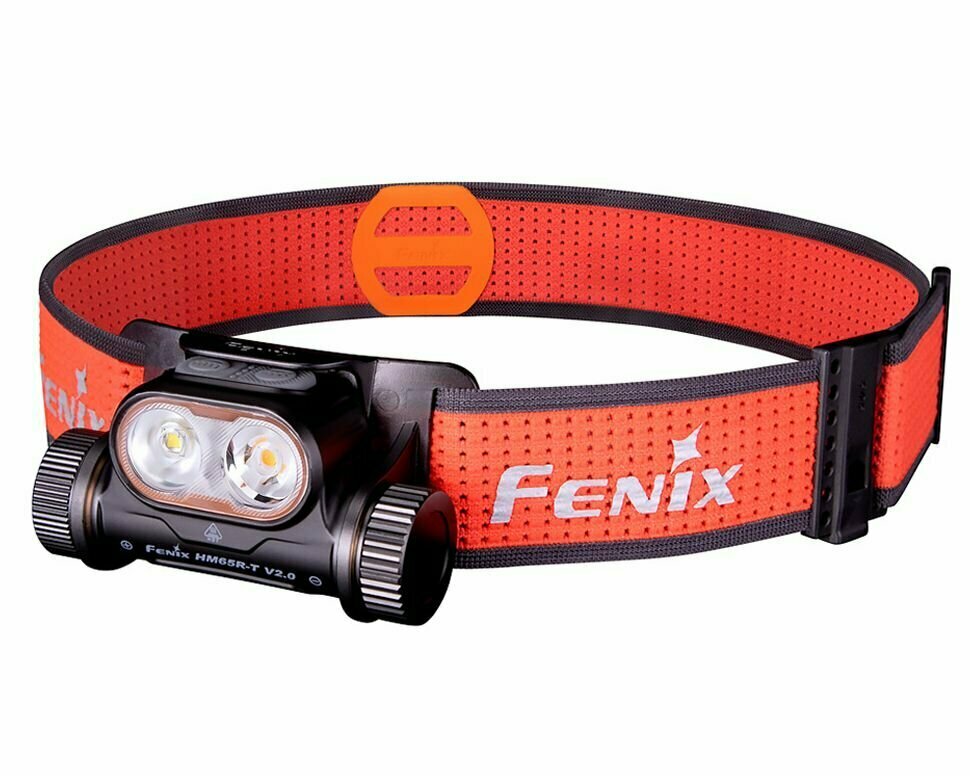 Налобный фонарь Fenix HM65R-T V2.0 Black, 18650, 170 метров, 1600 люмен (Комплект)