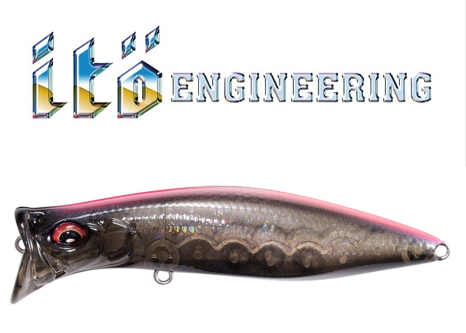 Воблер Megabass KIRINJI 90F (90мм, 12.5 гр, плавающий) - GP BLACK PINK BACK