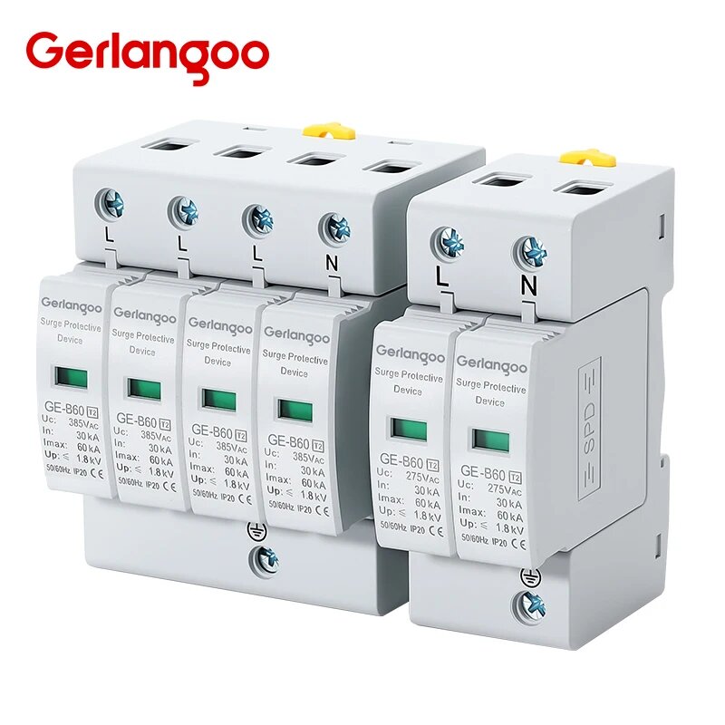 Устройство молниезащиты Gerlangoo 2P4P 275V385V 4P AC385V, 80KA