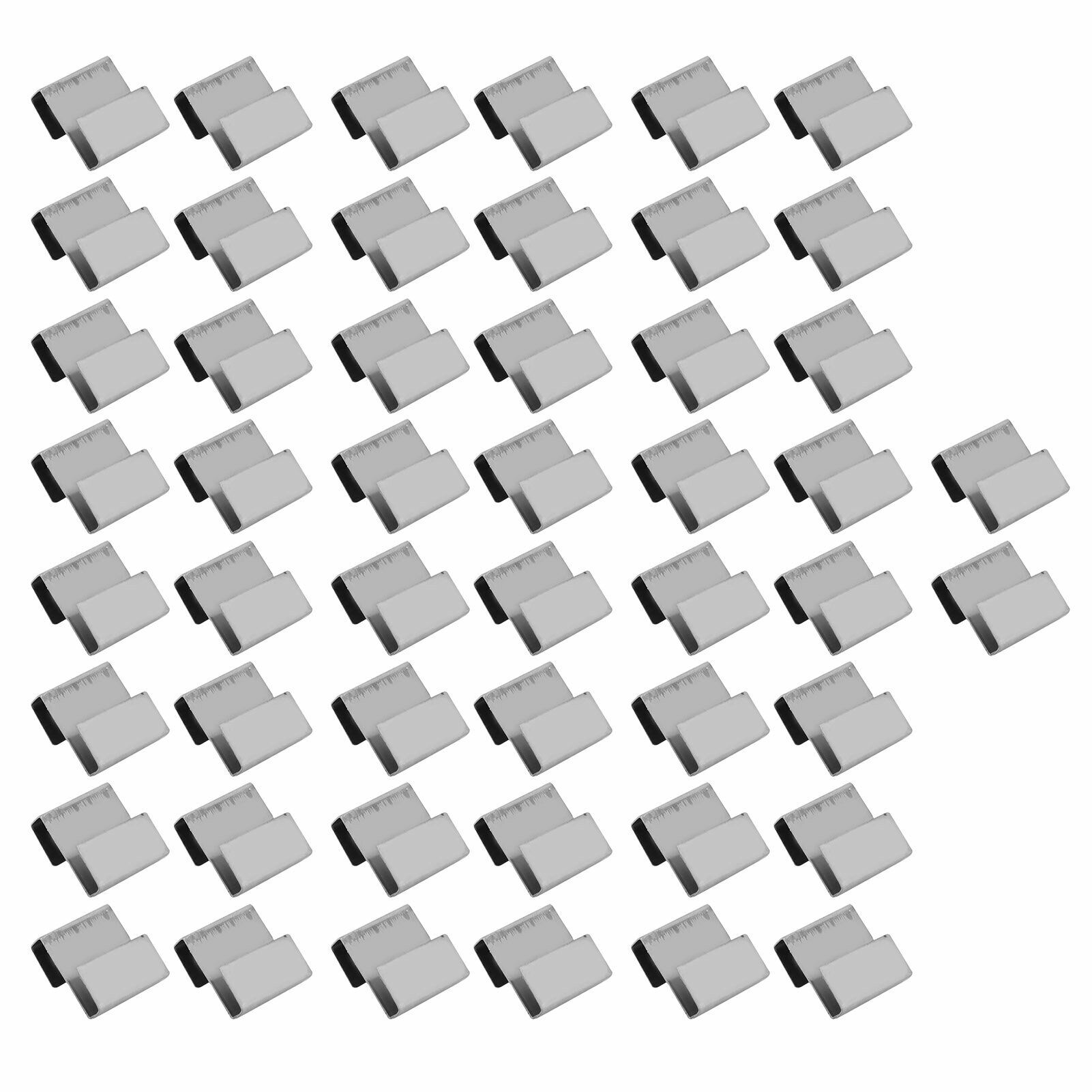 50 шт, зажимы для перекрытия теплицы из нержавеющей стали, прочный крепежный зажим для стеклянной рамы для теплицы или зимнего сада, устойчив к атмосферным воздействиям, прост в установке