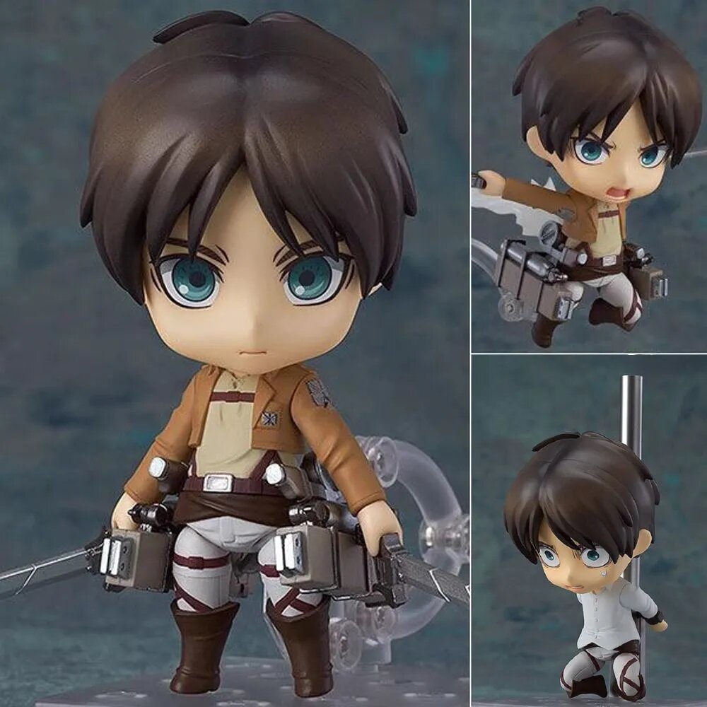 Фигурка атака титанов Эрен Йегер / Attack on Titan Eren Yeager Нендороид (10см) 375
