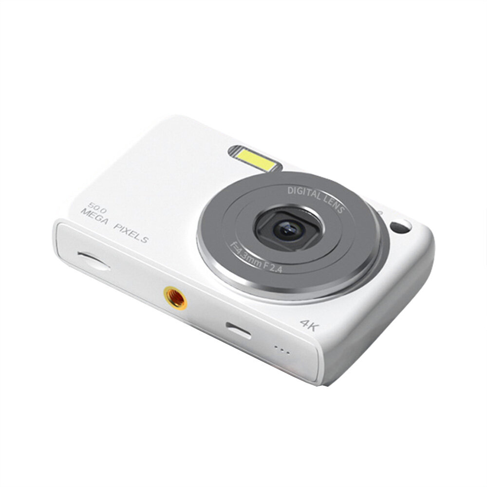 4K Digital Camera Video 50MP Photo 2.88 Inch Screen 16X Zoom AF Auto Focus Anti-shake Built-in Flash Battery Beauty Filters Birthday Festival Gift