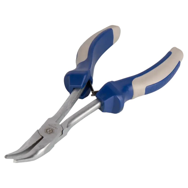 Длинногубцы изогнутые Кобальт 244-162 165 мм