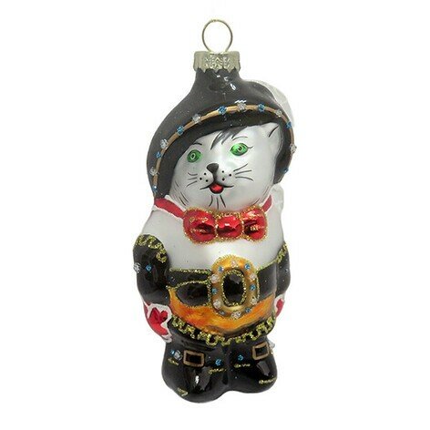 Игрушка на елку Кот в сапогах, 12см