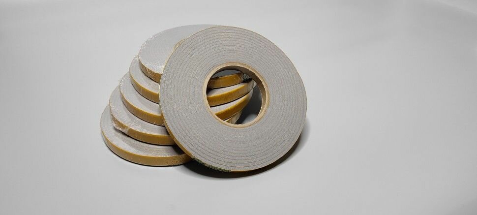 Робибанд ПСУЛ15/8, 5 метров (плотность 30+ Премиум), Уплотнительная лента самоклеящаяся для дверей, окон, кровли, герметизации стыков, швов и зазоров, набор из 3 штук