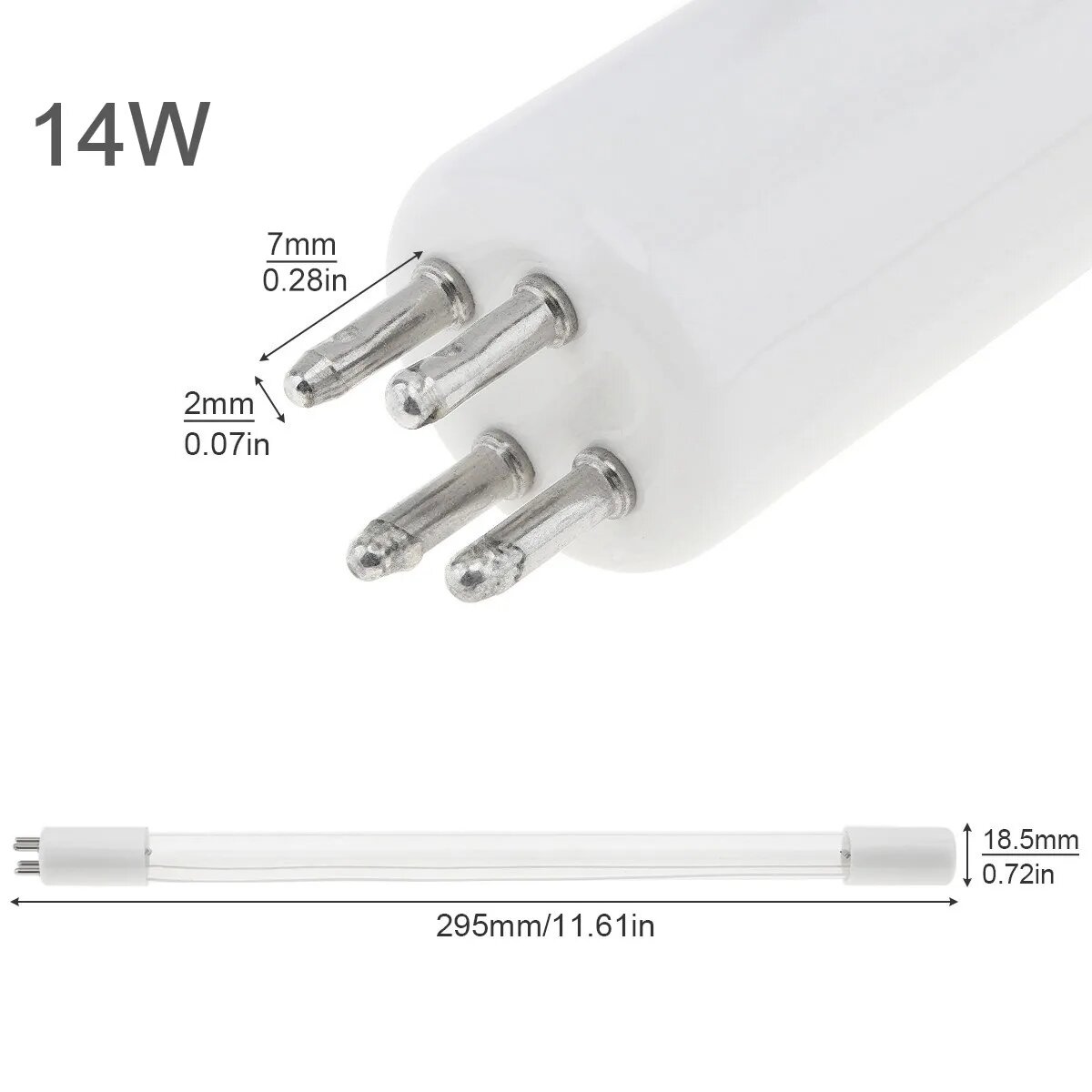 RTNLIT УФ лампа G10q 8W 14W 15W 17W 41V для очистки