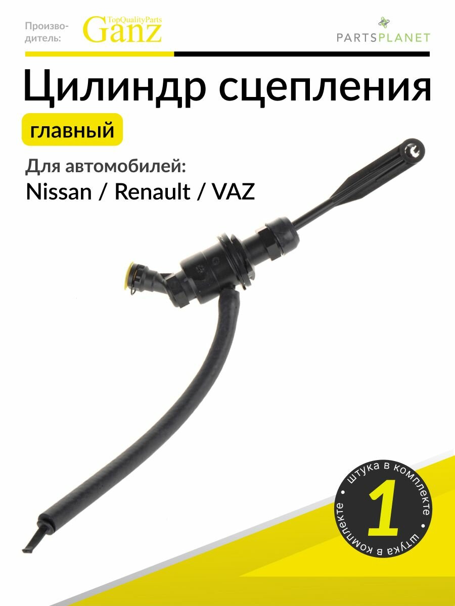 Главный цилиндр сцепления на Ниссан Альмера, Террано 3, Рено Дастер, Логан Сандеро, Ваз Лада Ларгус