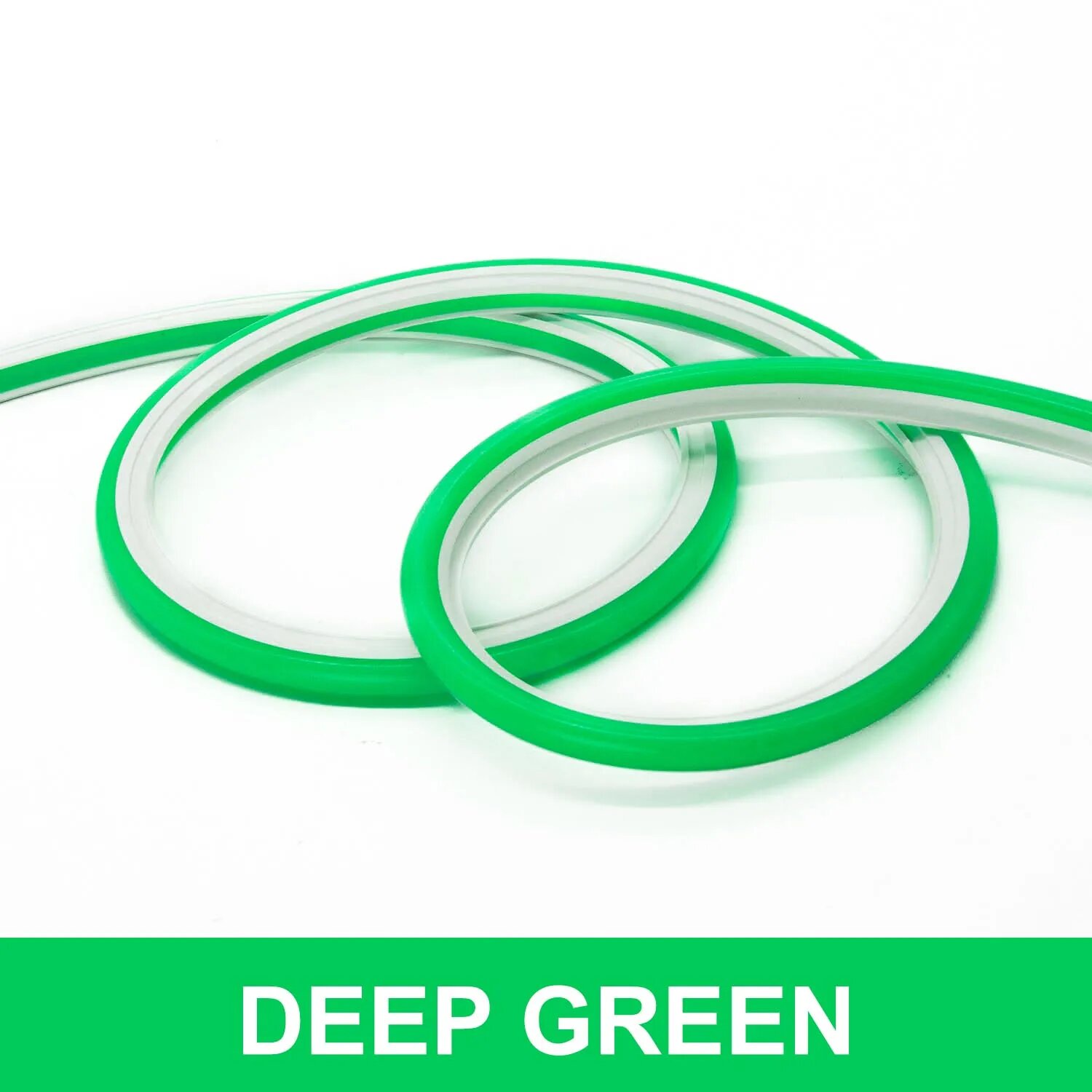 Силиконовая неоновая трубка DENGKOO 6 мм Зеленый, Deep Green, 5м