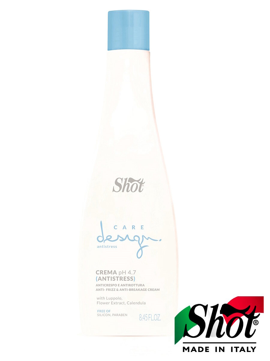 Крем Анти-стресс против ломкости волос SHOT облегчает расчесывание 250 мл