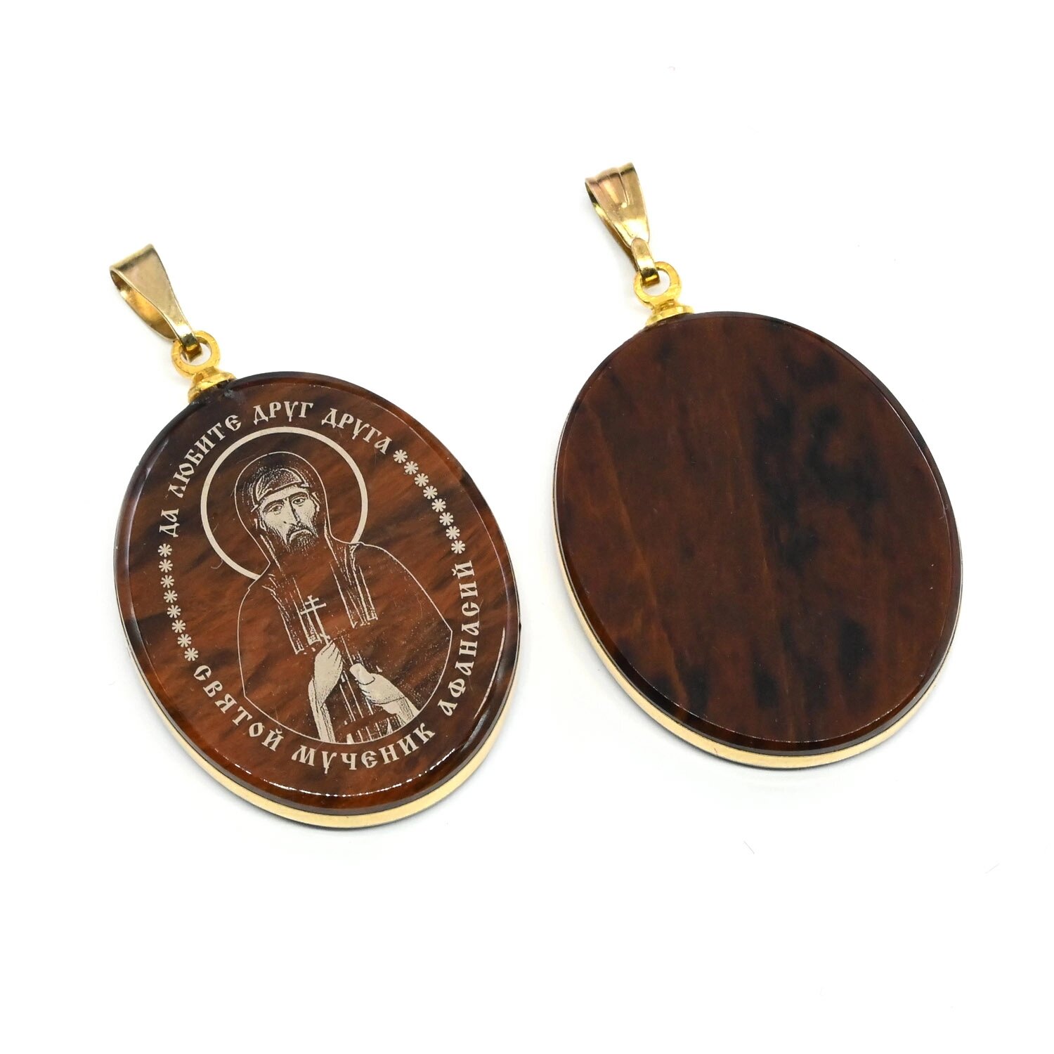 Подвеска, обсидиан