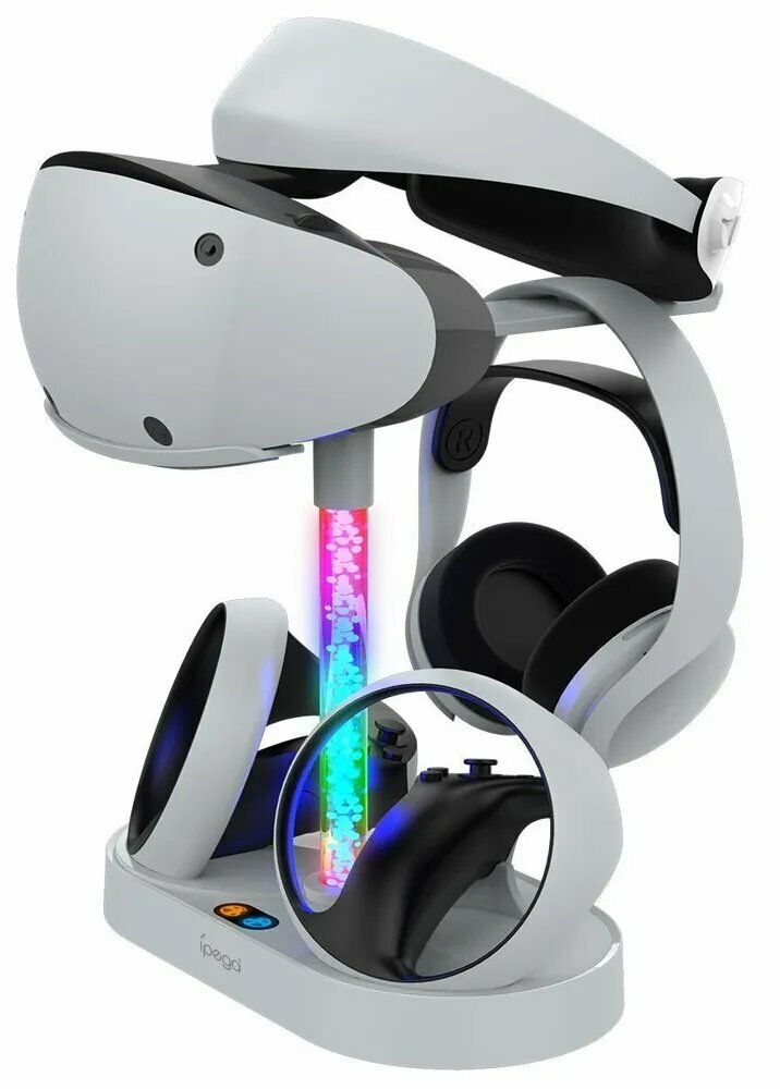 KNOW EASY-XY Зарядная станция PS5 VR2 Stand Dual Charge iPega