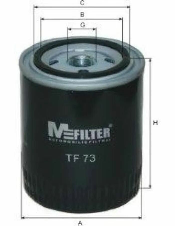 Фильтр масляный MFILTER TF73