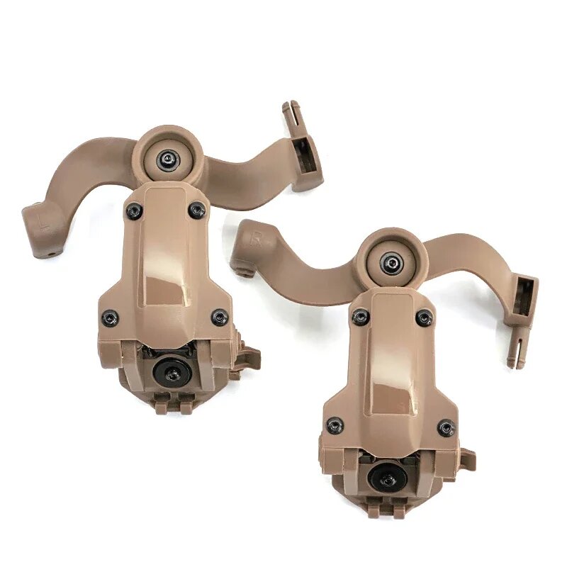 Тактическое крепление для гарнитуры Earmor на шлем Team Wendy M-Lok, Ops-Core Rapid Бежевый, Desert