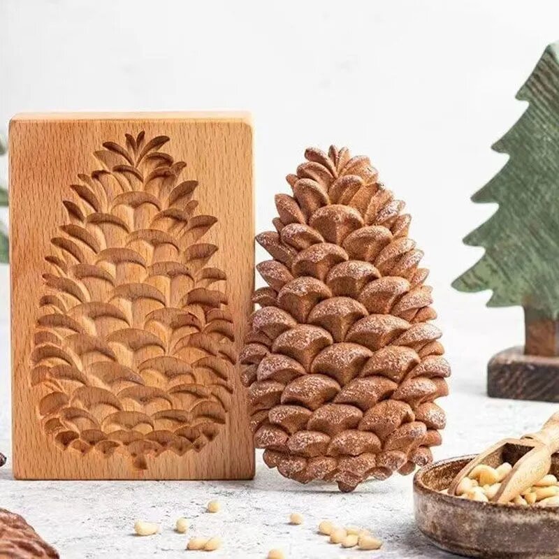 Форма для выпечки, круглая, деревянная, диаметр 8 см, высота 15см, 1шт