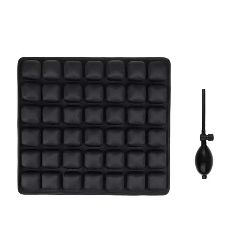 Воздушные подушки, дорожная подушка с высоким отскоком, легкая 3D воздушная подушка для сиденья, портативная дышащая 3D надувная подушка для сиденья, Черный