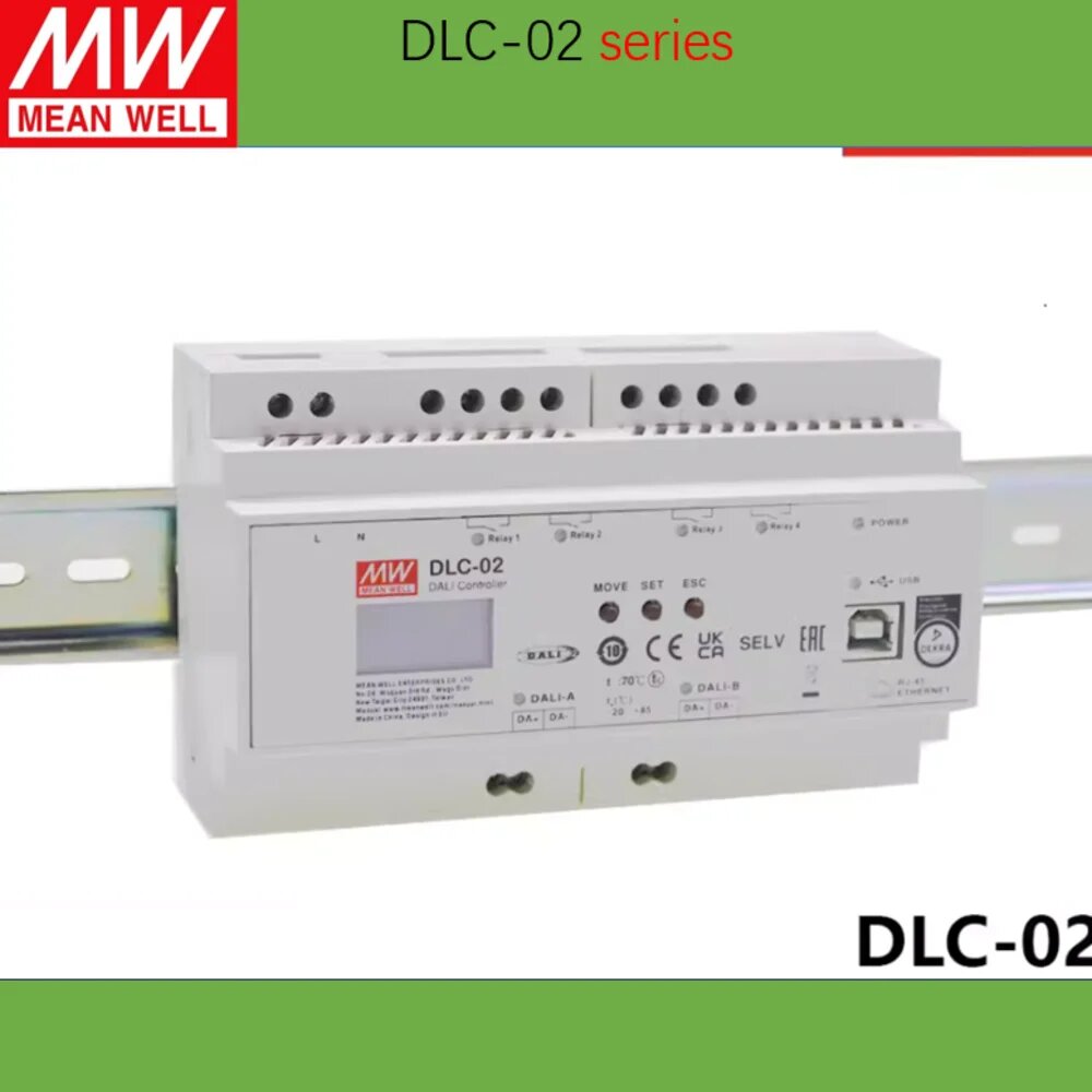 MEAN WELL DALI Digital Lighting Controller DLC-02