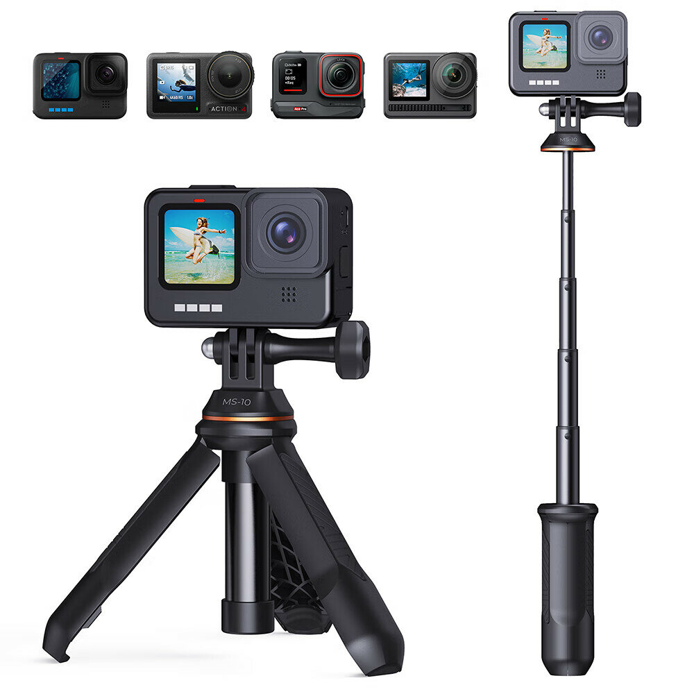 K&F CONCEPT Portable Selfie Stick Pocket Desktop Tripod Camera Stand for GOPRO12 13