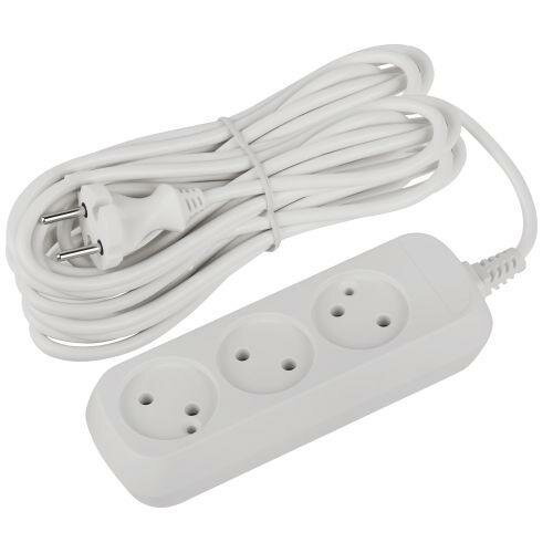 Удлинитель 3х10м без заземл. ПВС 2х1 UDL-10-3100 Greenline Эра, ЭРА Б0065024 (1 шт.)