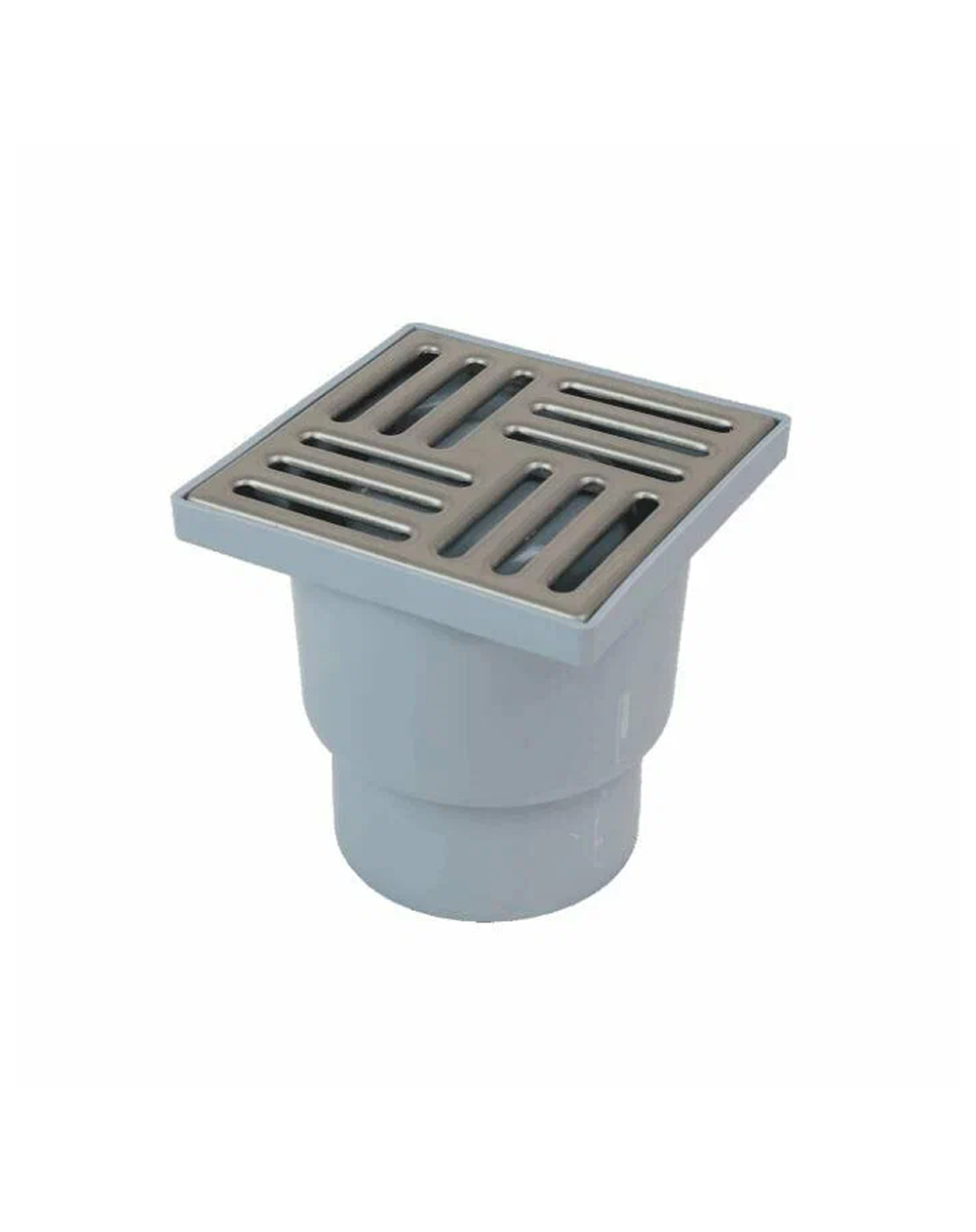 Трап нерегулируемый с гидрозатвором Дн 110 с нержавеющей решёткой 150х150мм вертикальный выпуск АНИ Пласт TA1212