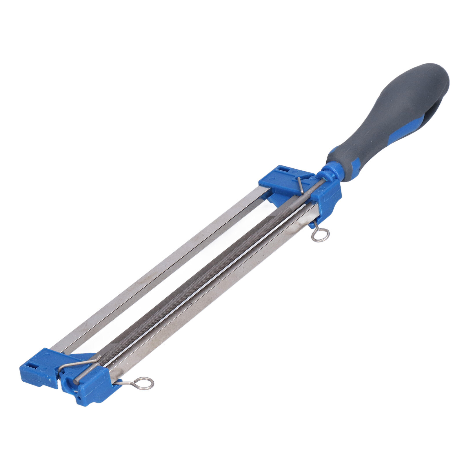 Точилка для цепных пил 2 в 1, стальной напильник 5/32 дюйма, портативная, удобная в использовании.