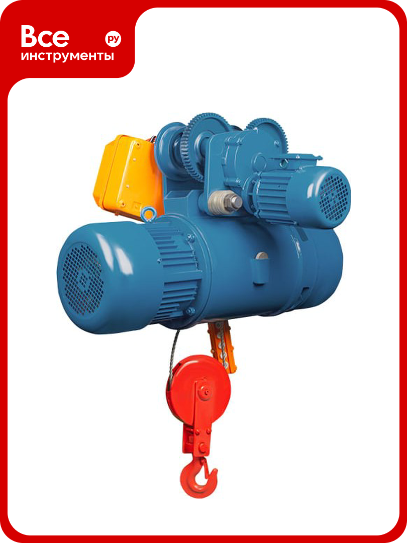 Электрическая таль GEARSEN CD канатная, CD 1,0т х 9м 380В GCD 1090