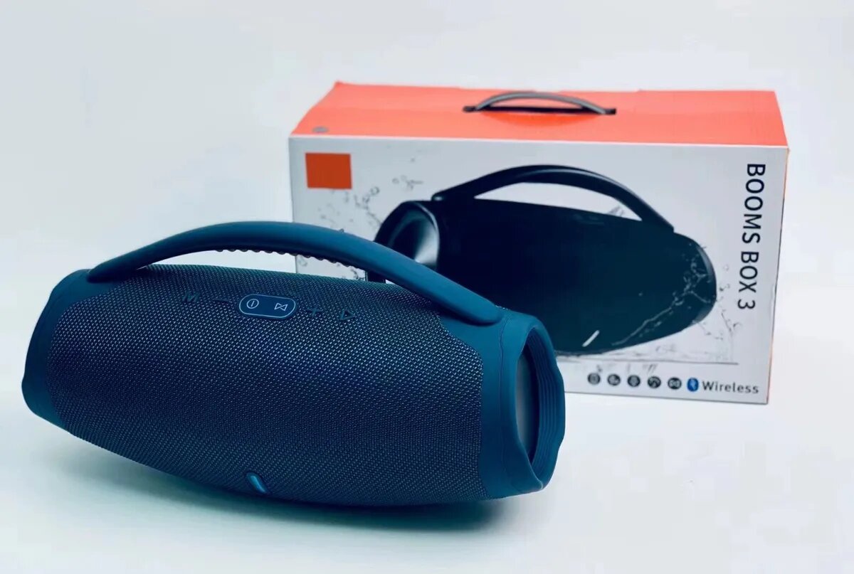 Портативная колонка BOOMBOX 3 черный / Блютуз колонка беспроводная