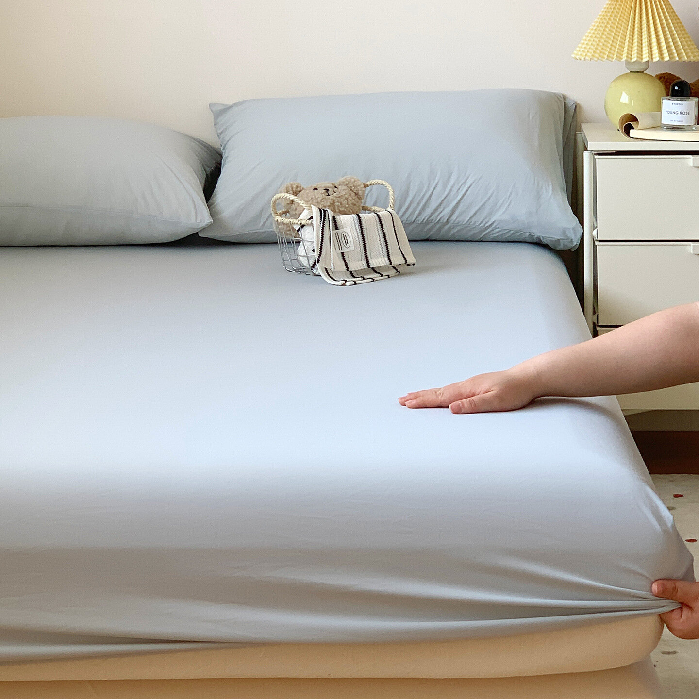 Икеа охлаждающий комплект постельного белья дышащий для мам и детей