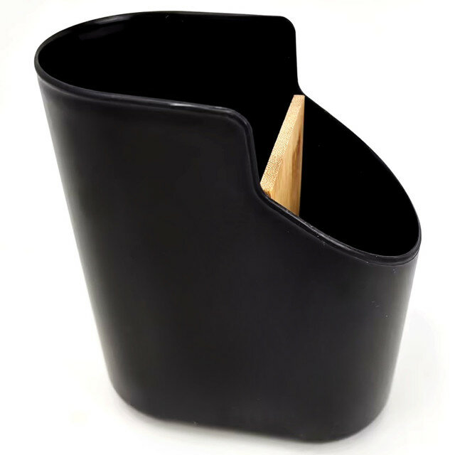 TODELIA подставка для ножей пластиковая 17,6×15×8,5 см компактная маленькая для кухни