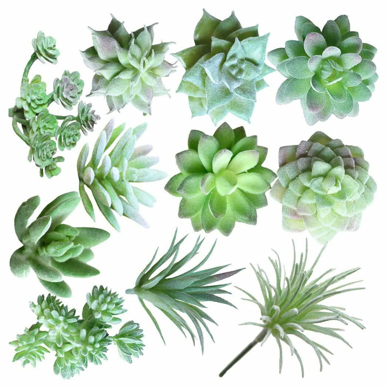 Композиция из искусственных растений в горшках для украшения Настольной полки Домашнего офиса