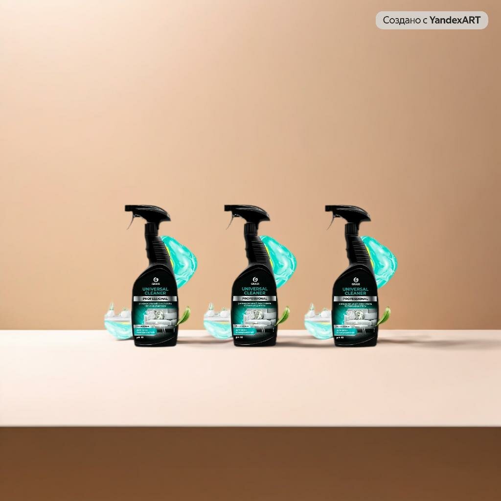Чистящее средство Grass Universal Cleaner Professional, универсальное, 600 мл, 3 шт