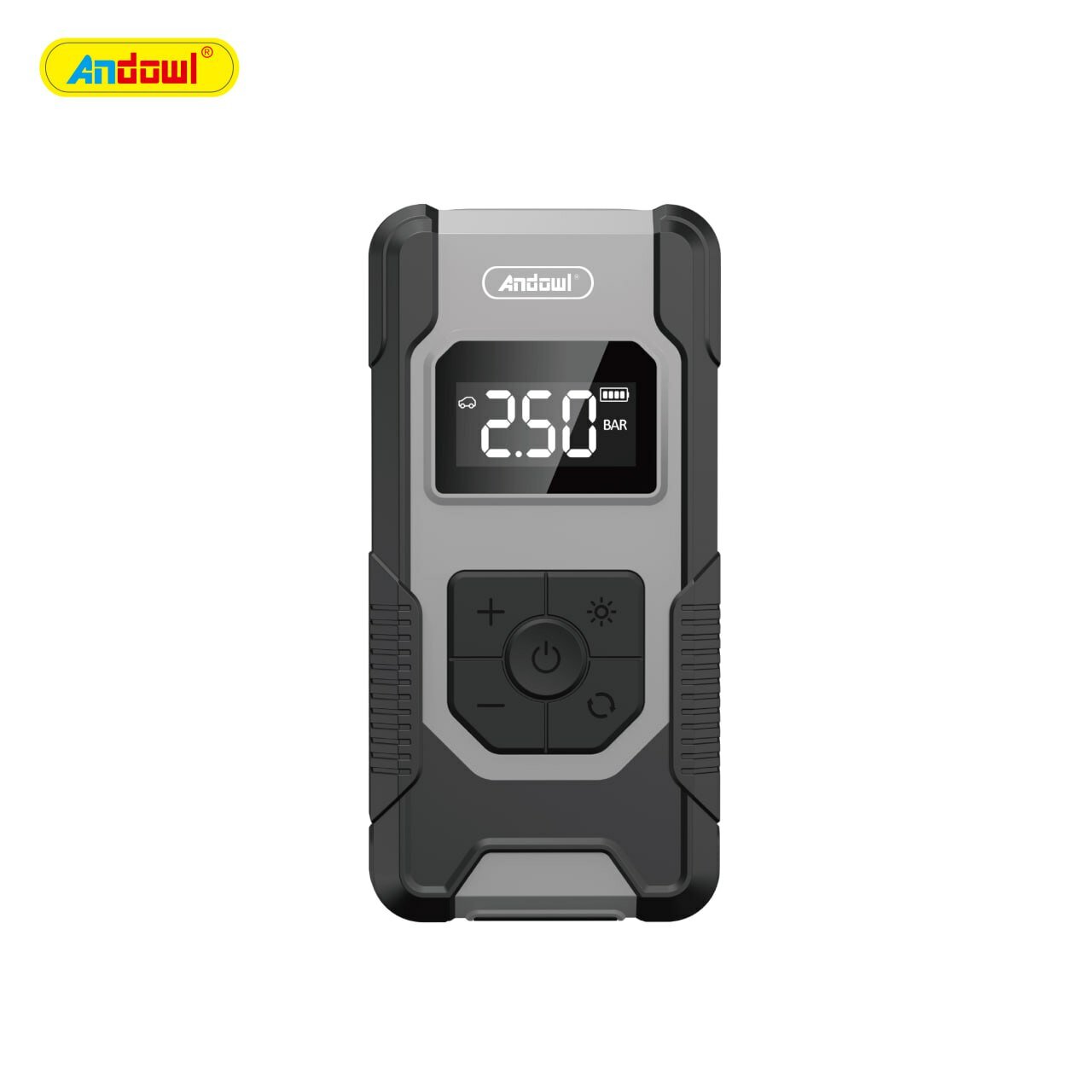 Автомобильный компрессор беспроводной, 12000 MAH, цифровой манометр, встроенный аккумулятор, повербанк