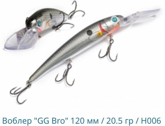 Воблер German GG Bro 120 mm/20,5 g/ H006(New)