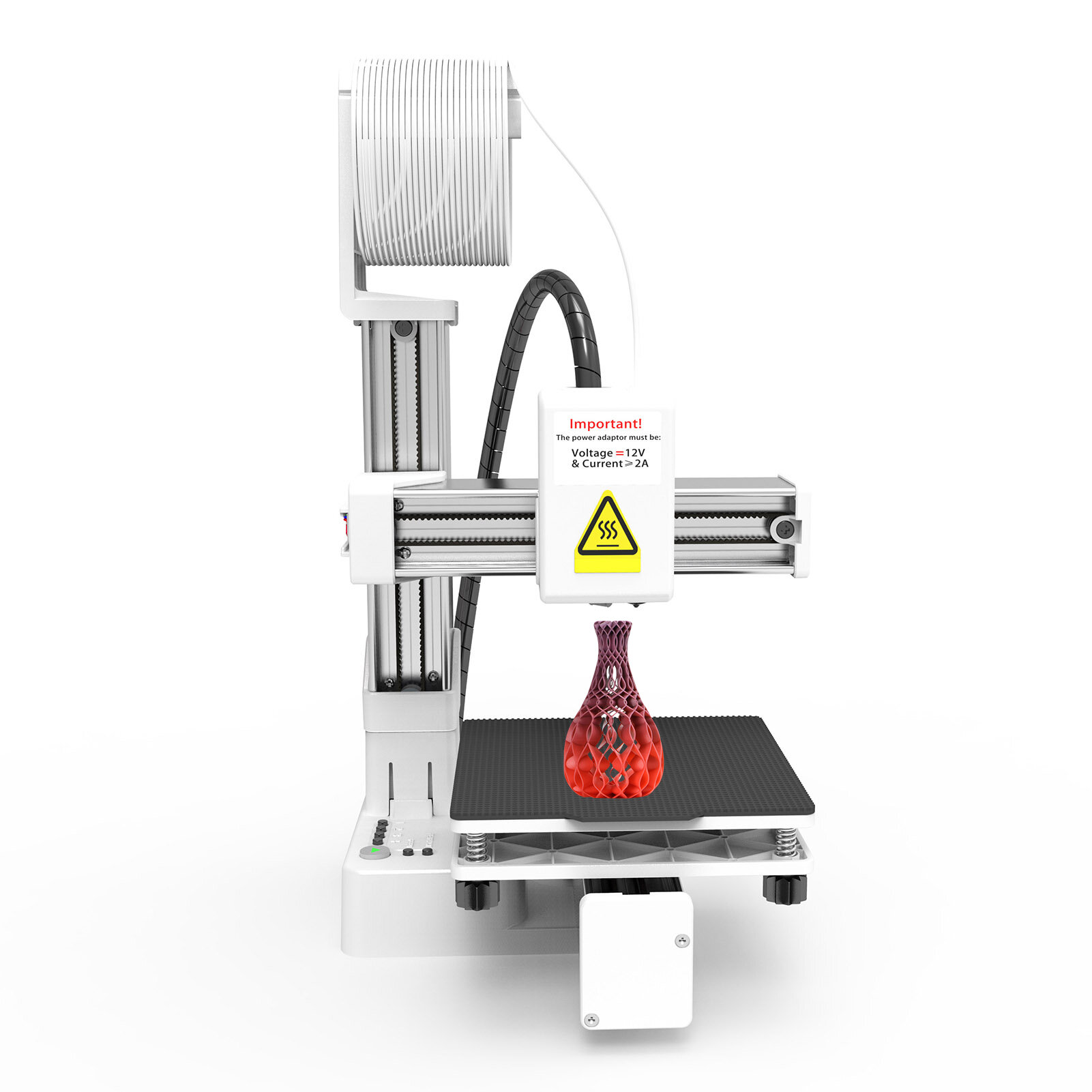 3D-принтер EasyThreed K10 для детей, мини настольный, 100x100x100 мм, совместимый с PLA и TPU, легкий и прост в использовании